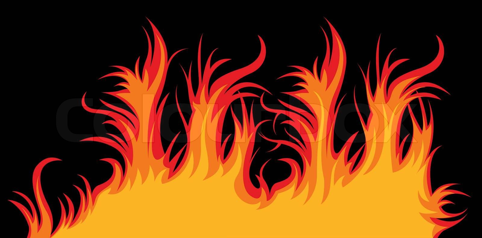 Vector fire clip-art | Stock vector | Colourbox
