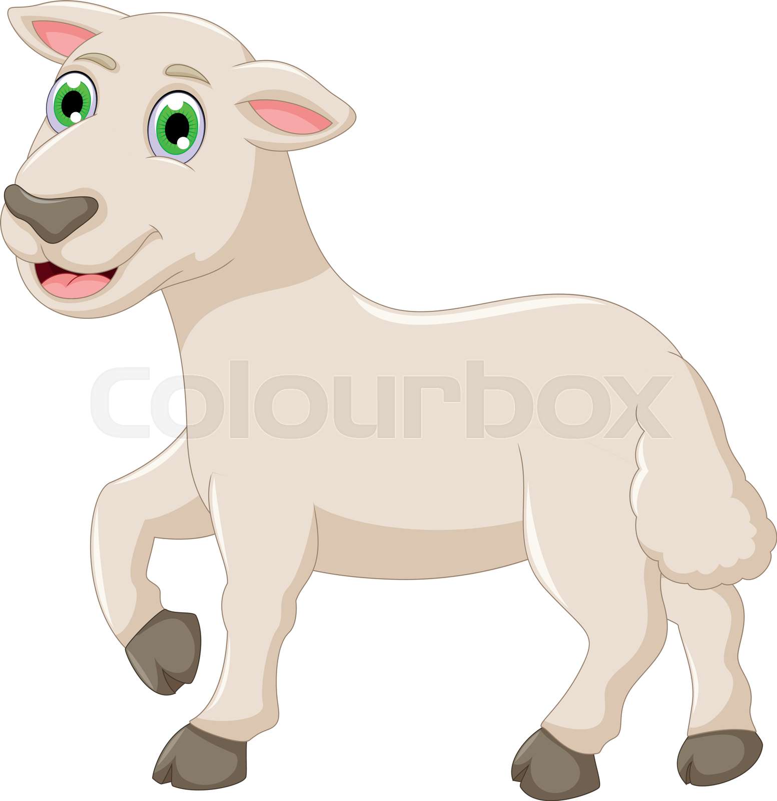 Baby Goat Cartoon