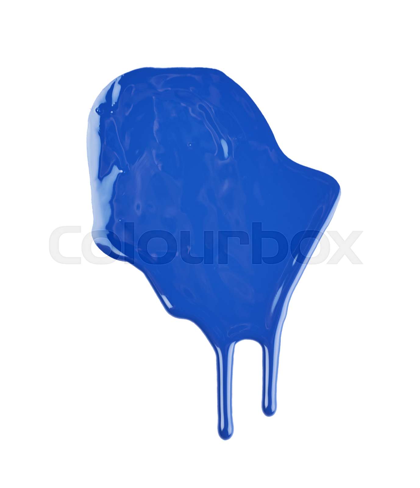 Puddle of paint isolated | Stock image | Colourbox