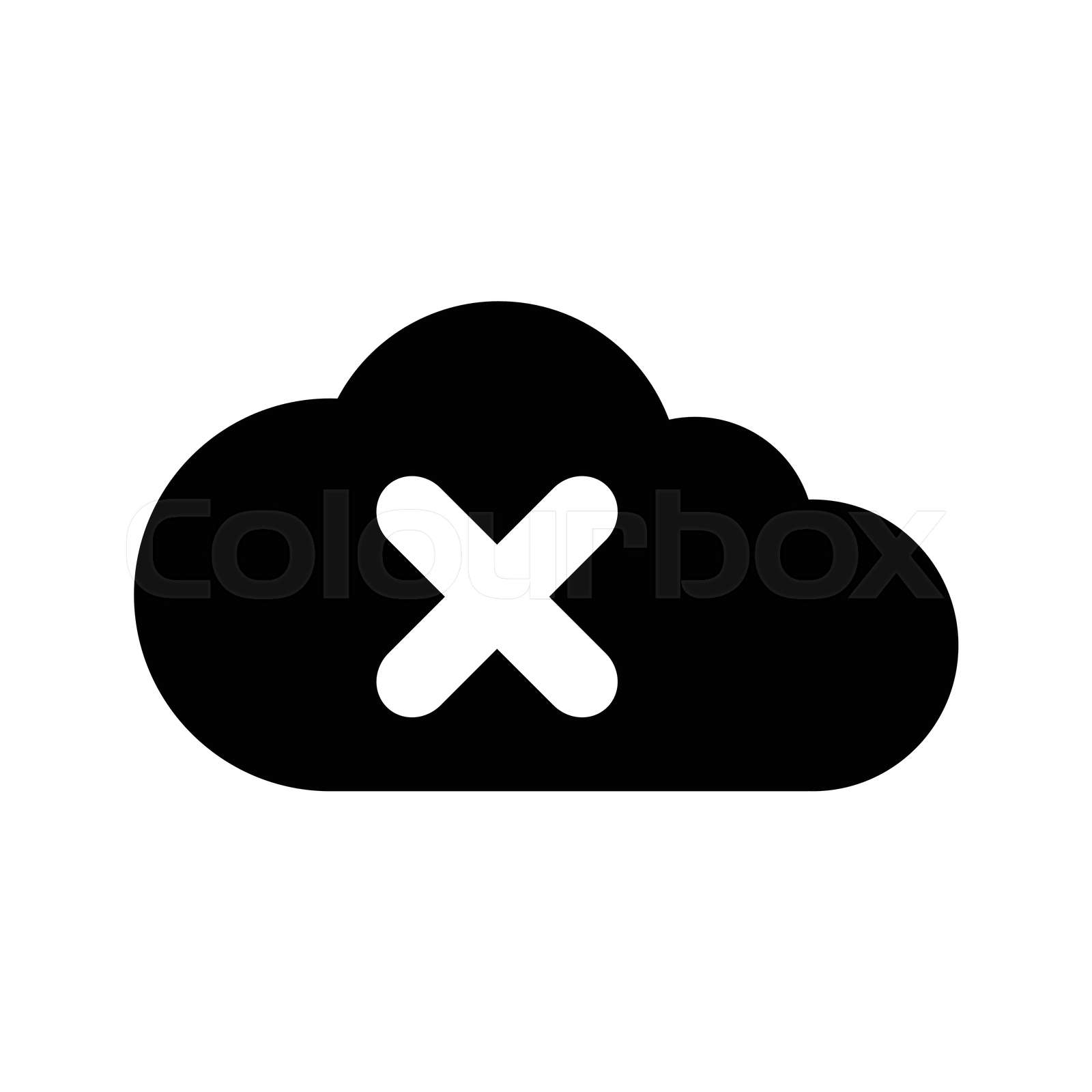 storage devices icon black | Stock vector | Colourbox