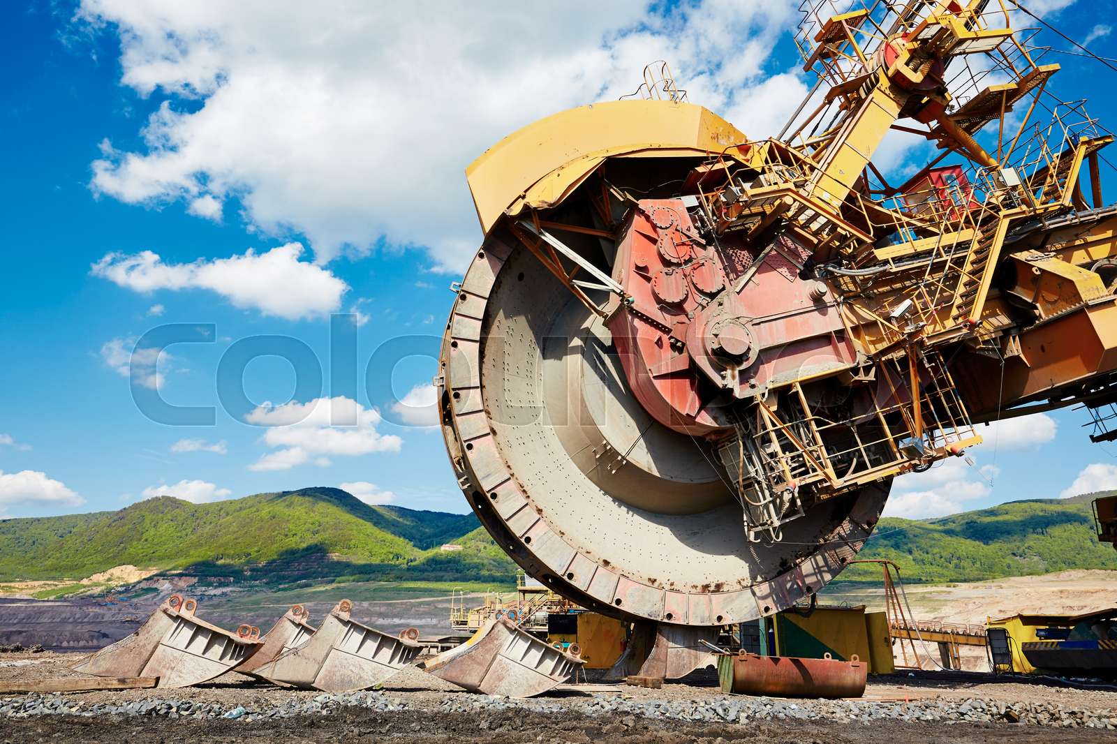 Coal mine | Stock image | Colourbox