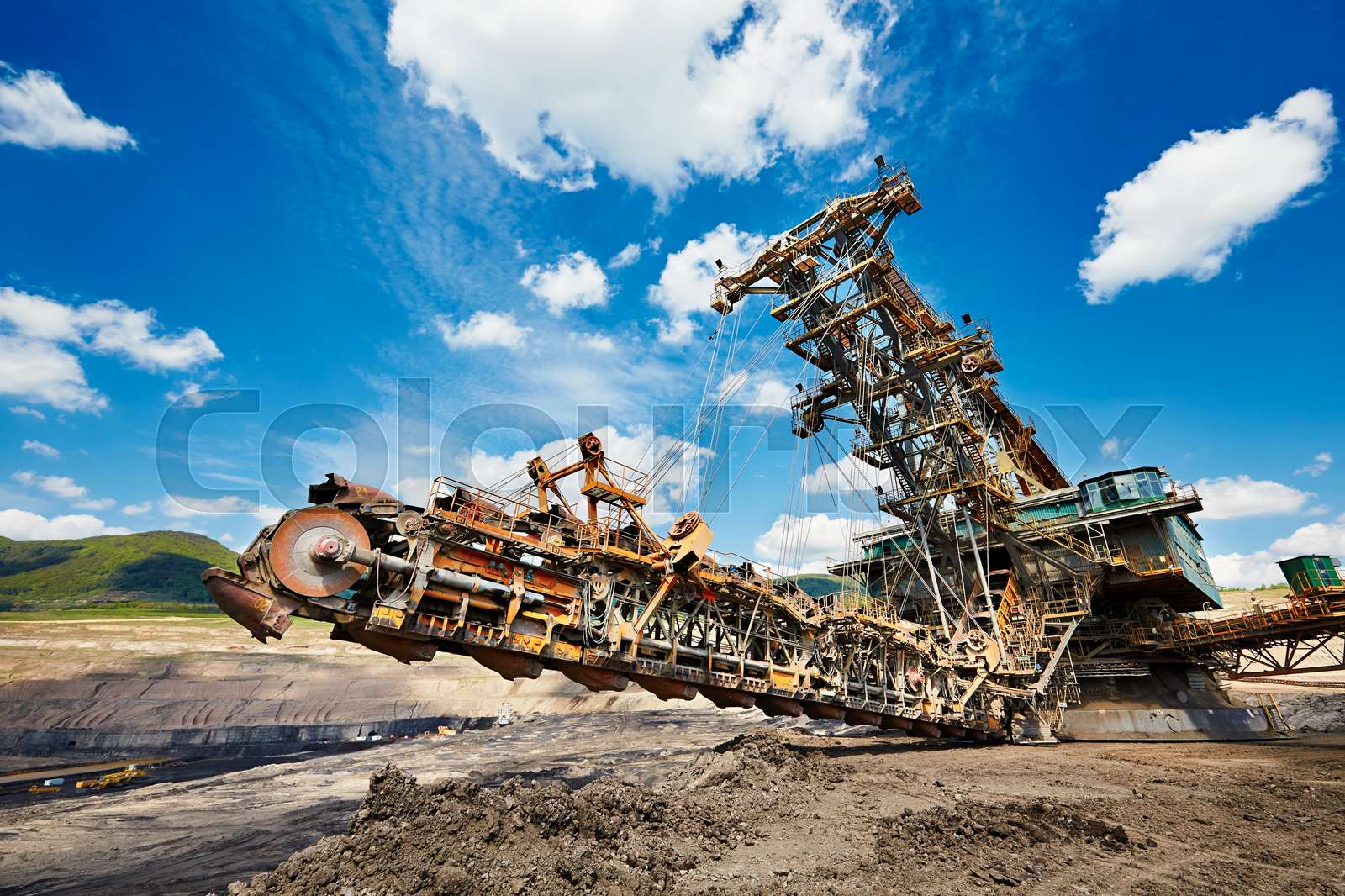 Coal mine | Stock image | Colourbox