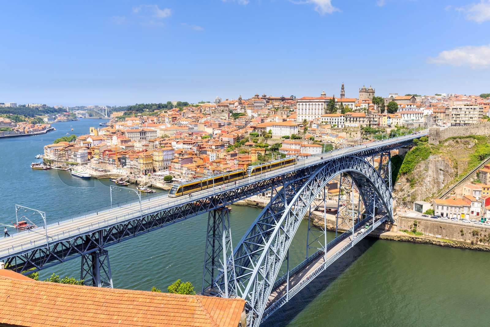 Porto, view of the city and Douro's river. | Stock image | Colourbox
