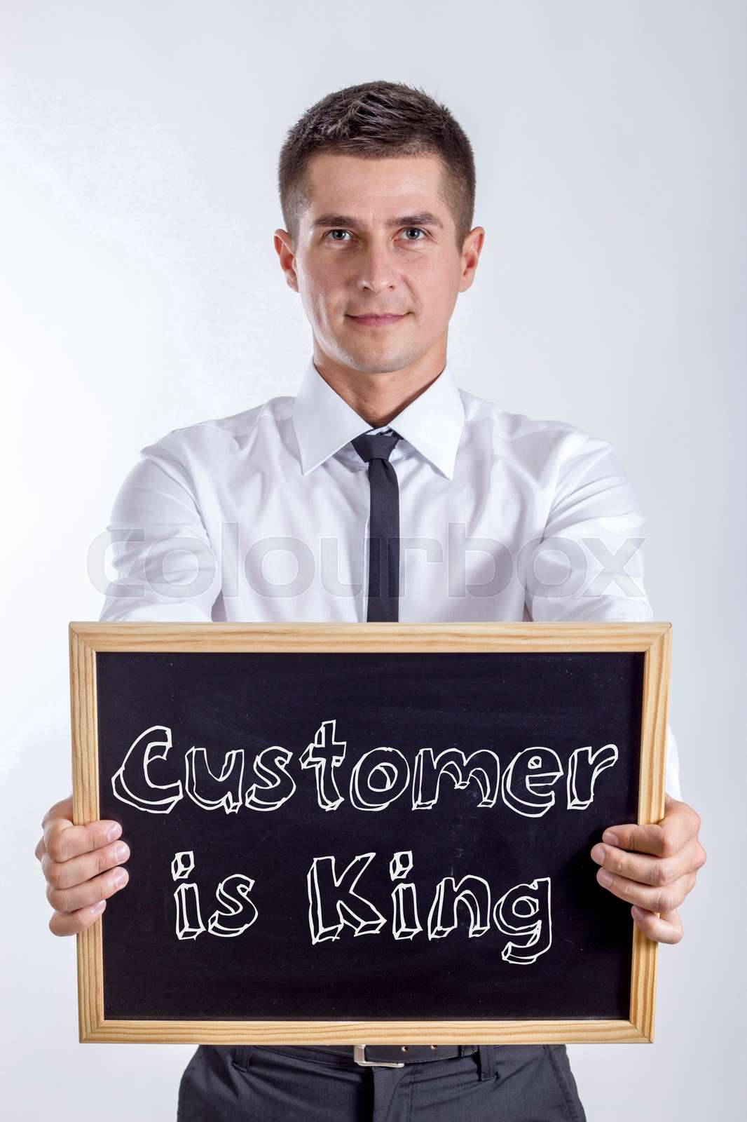 Customer is King | Stock image | Colourbox