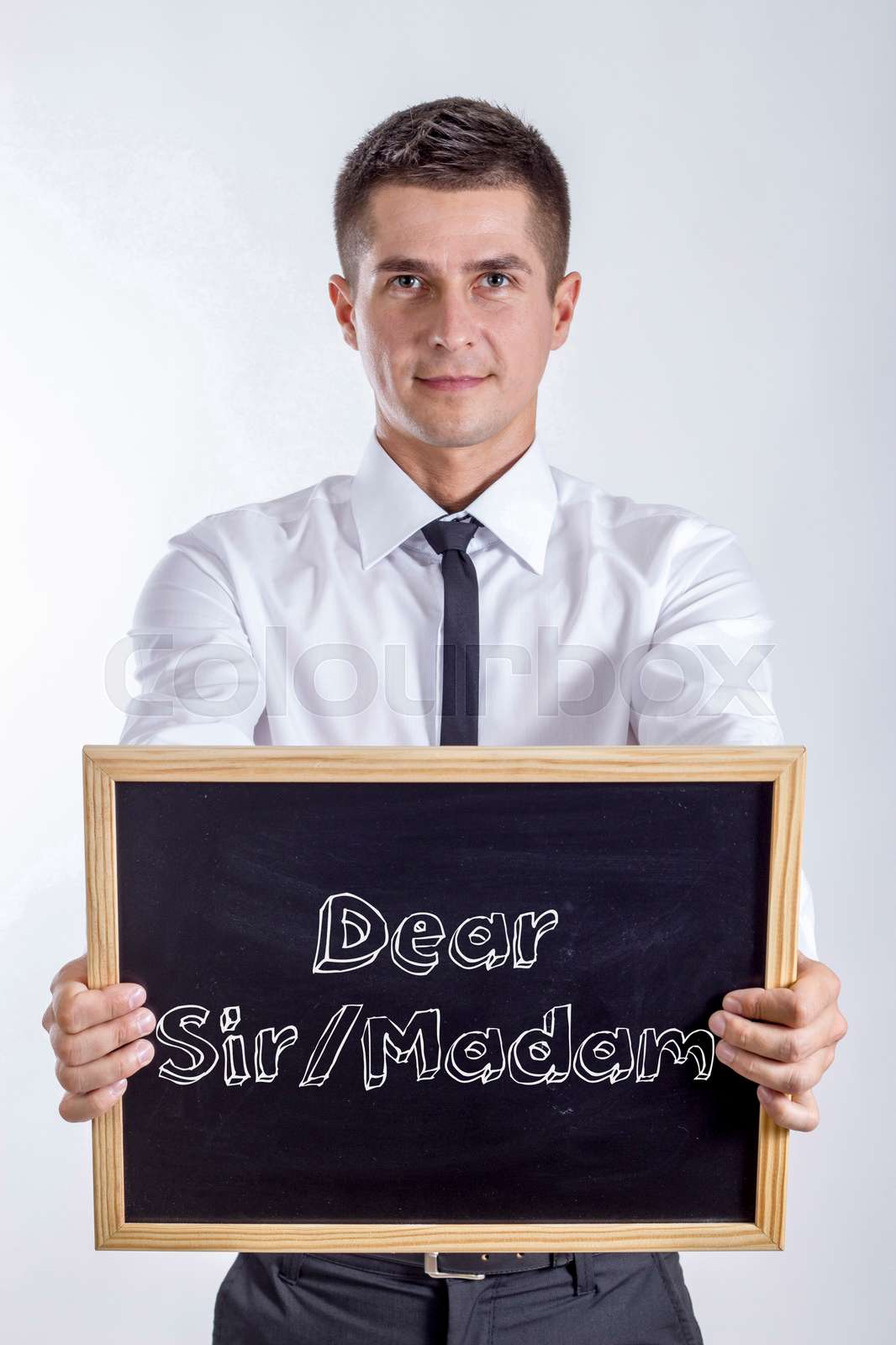 Dear Sir/Madam | Stock image | Colourbox