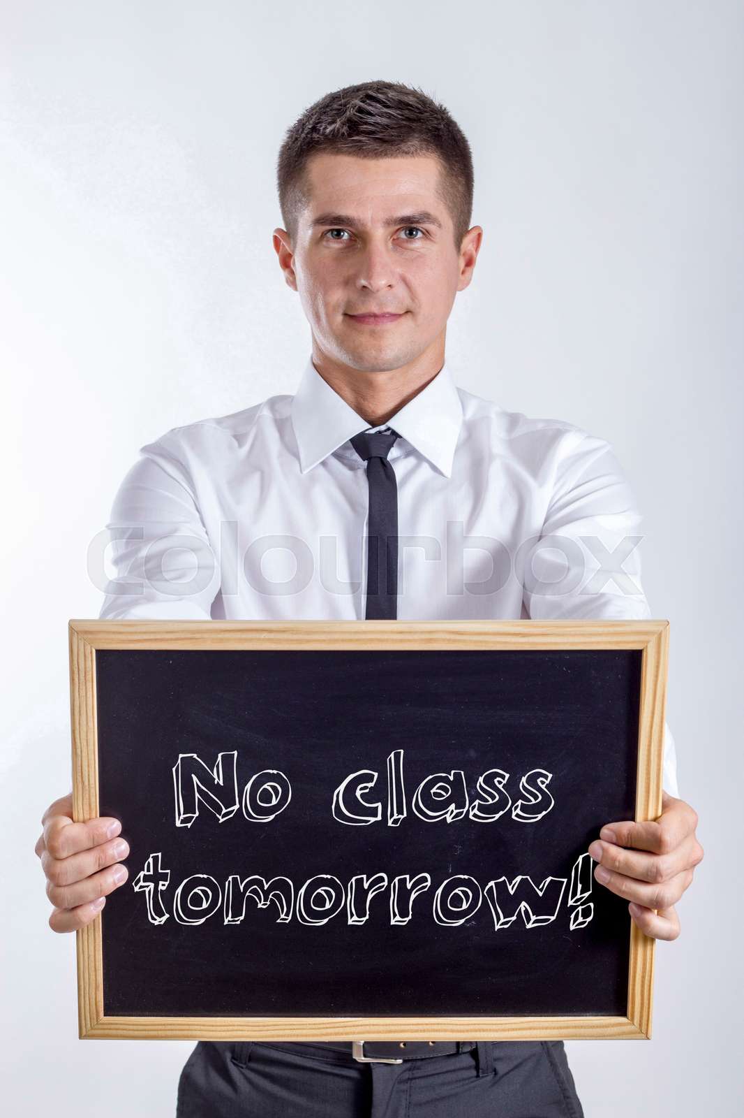 No Class Tomorrow Stock Image Colourbox