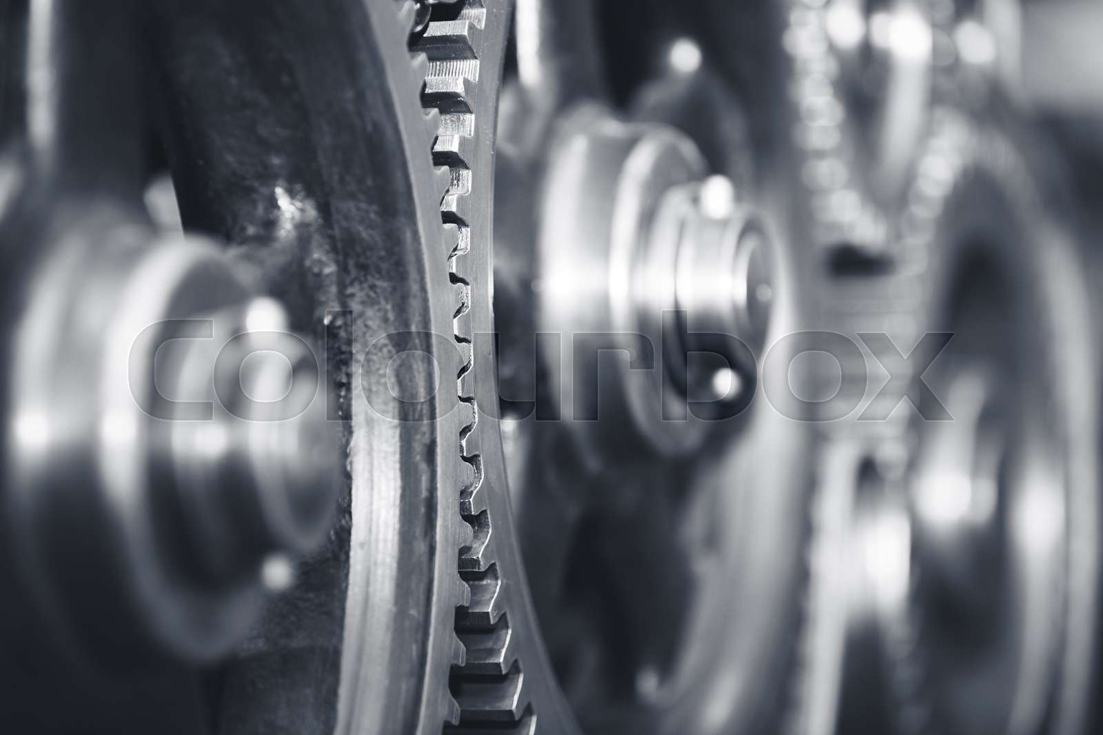 Large cog wheels | Stock image | Colourbox