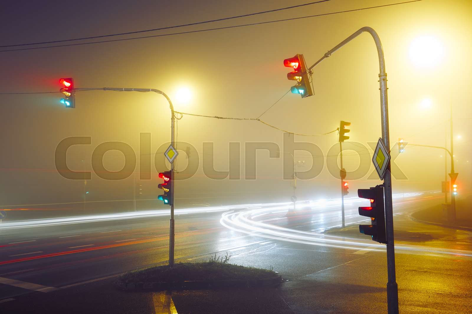 Traffic lights | Stock image | Colourbox