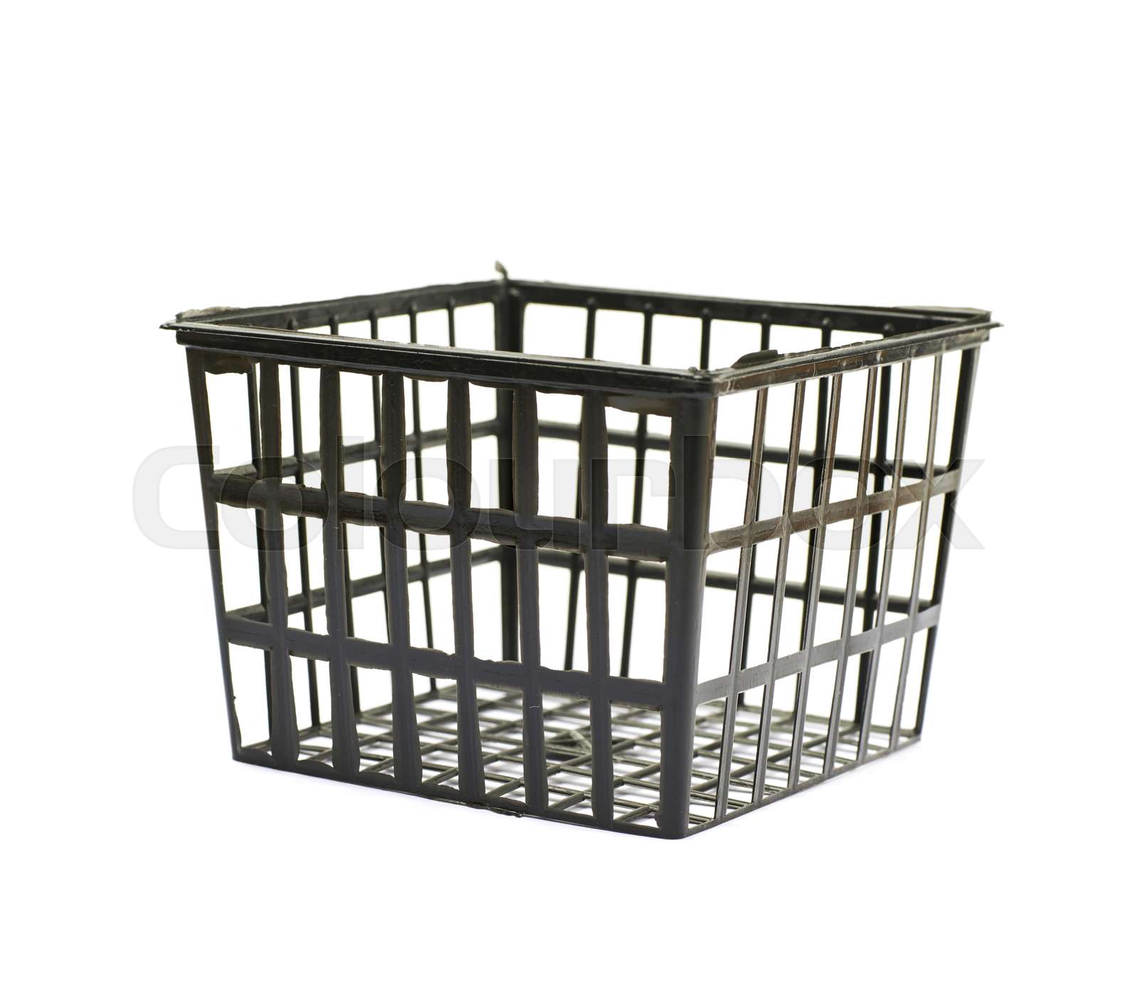 Plastic cage box isolated | Stock image | Colourbox