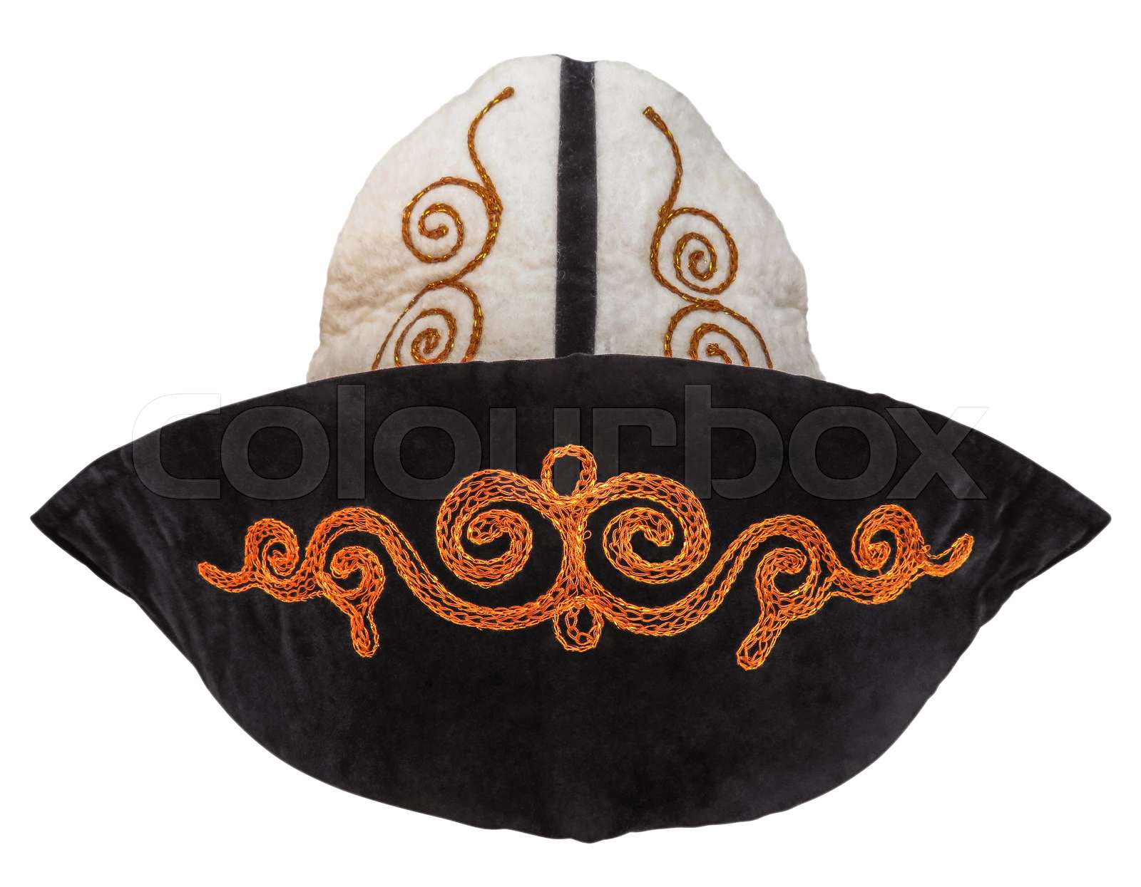 Kalpak - traditional Kazakh headwear | Stock image | Colourbox