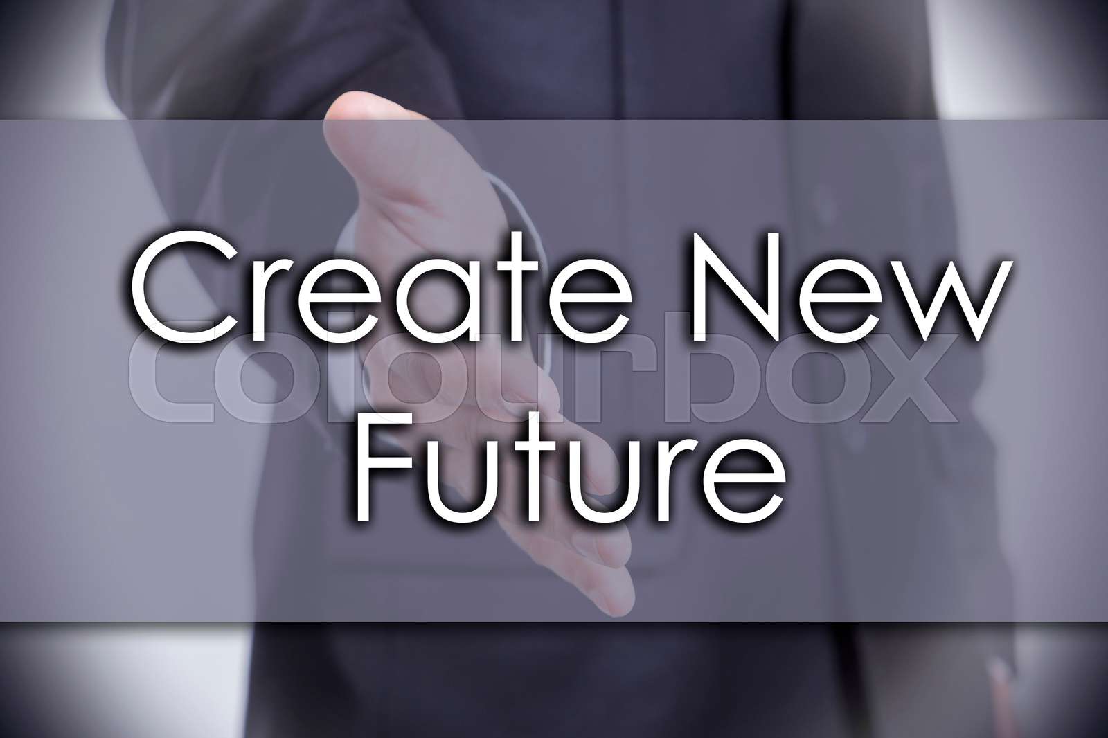 Create New Future - business concept with text | Stock image | Colourbox