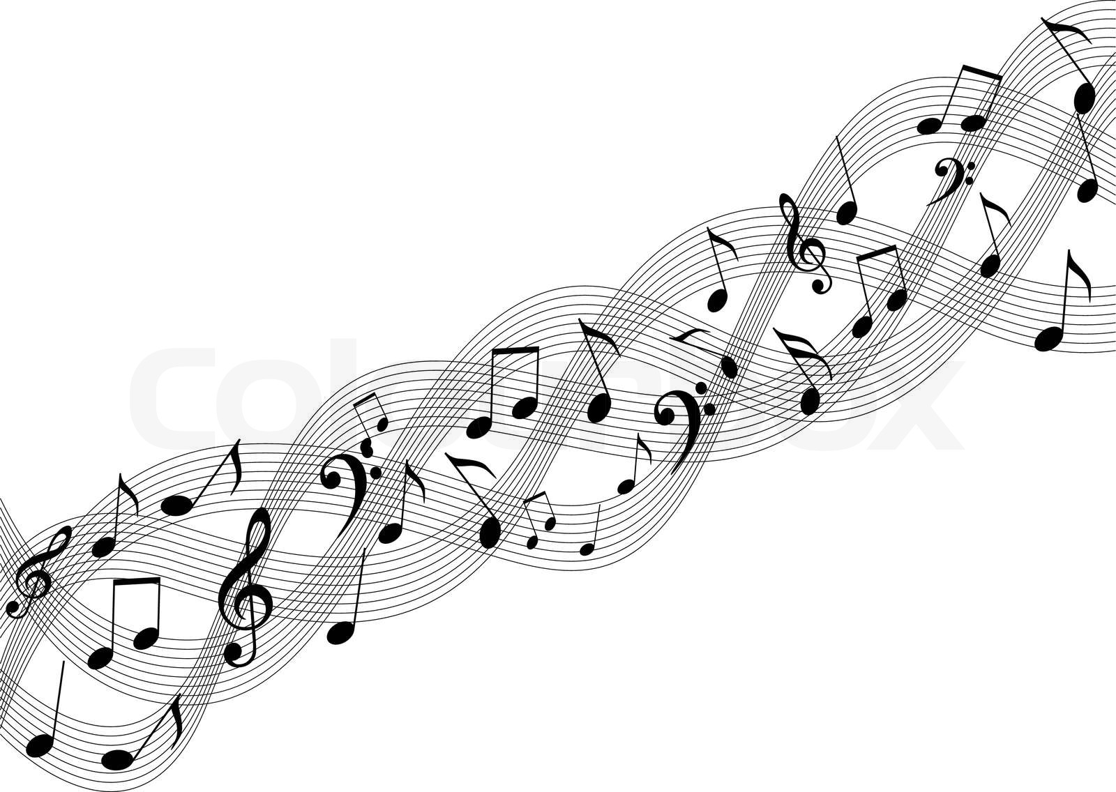 Vector musik element clip -art | Stock vektor | Colourbox