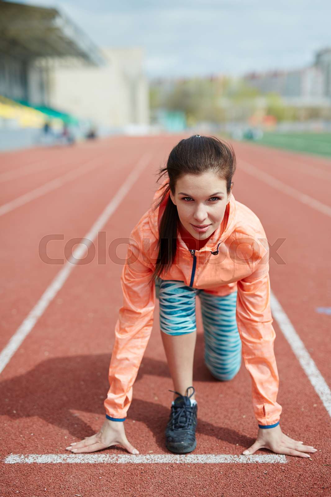 Beautiful Brunette Runner | Stock image | Colourbox