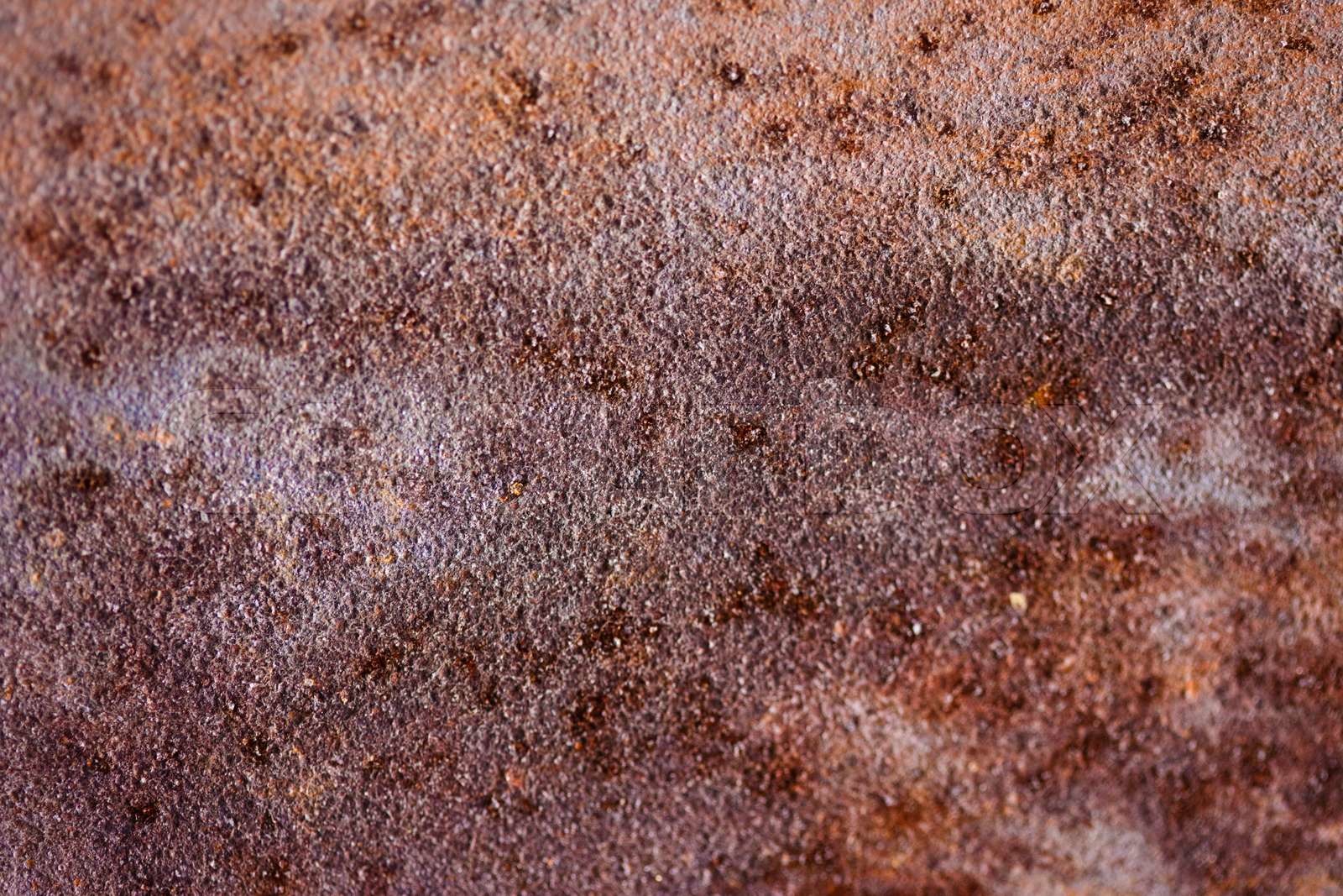 The metal plate badly damaged by rust | Stock image | Colourbox