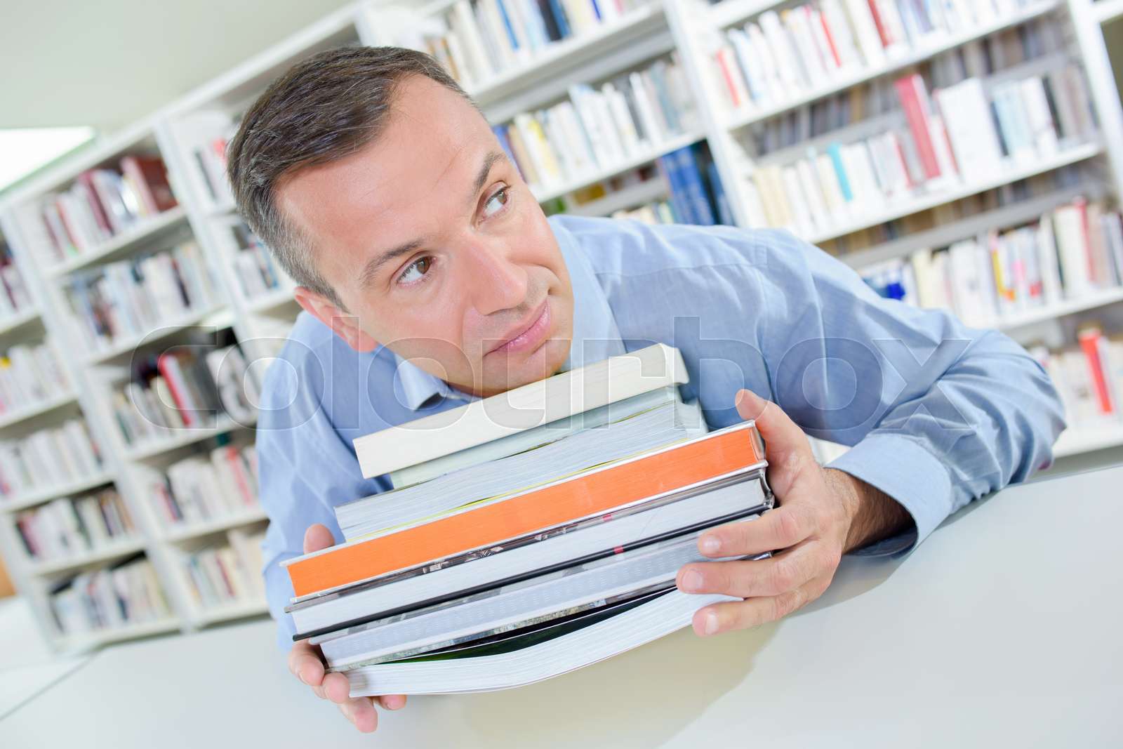 sneaky man | Stock image | Colourbox