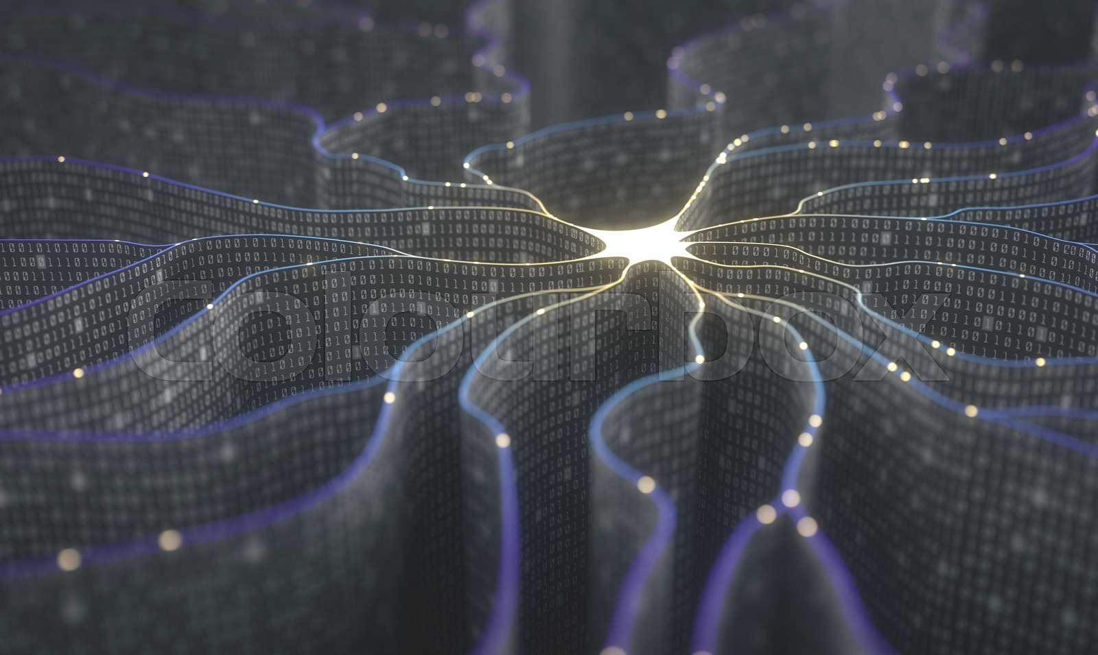 Artificial Intelligence Neural Network | Stock image | Colourbox