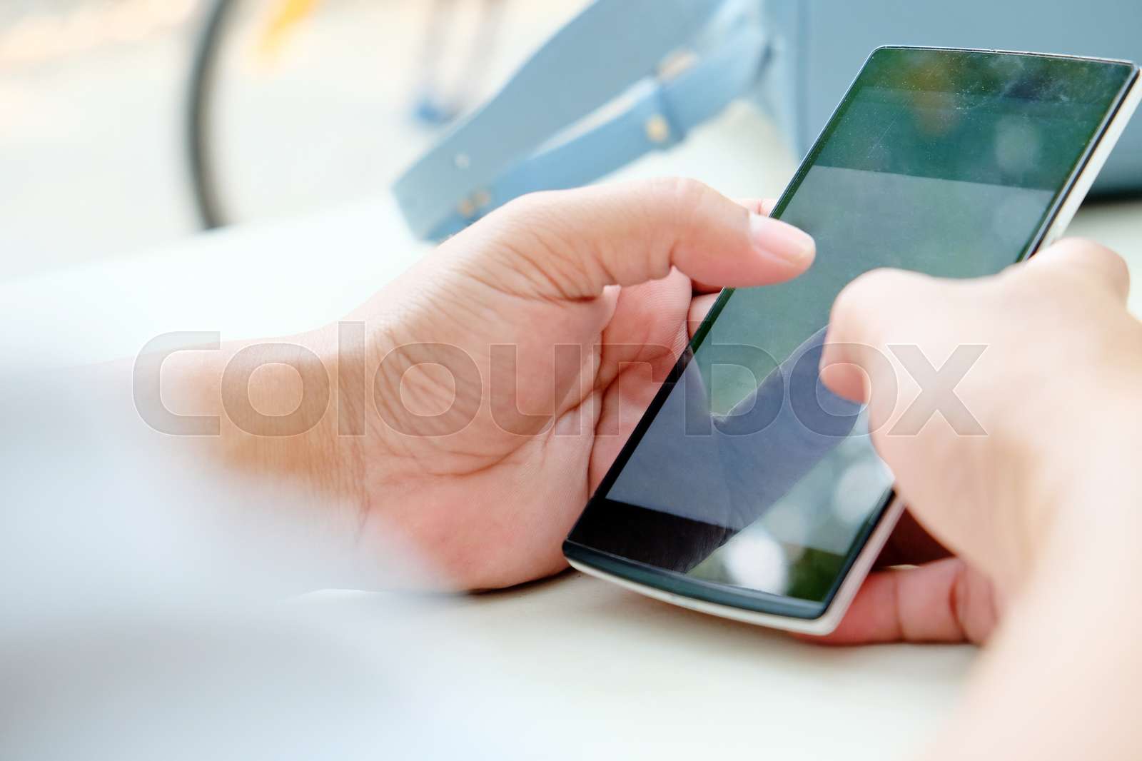 people using mobile devices | Stock image | Colourbox