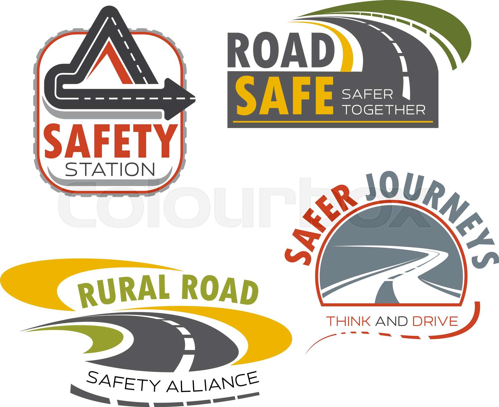 Road highway sign for transportation theme design | Stock vector ...