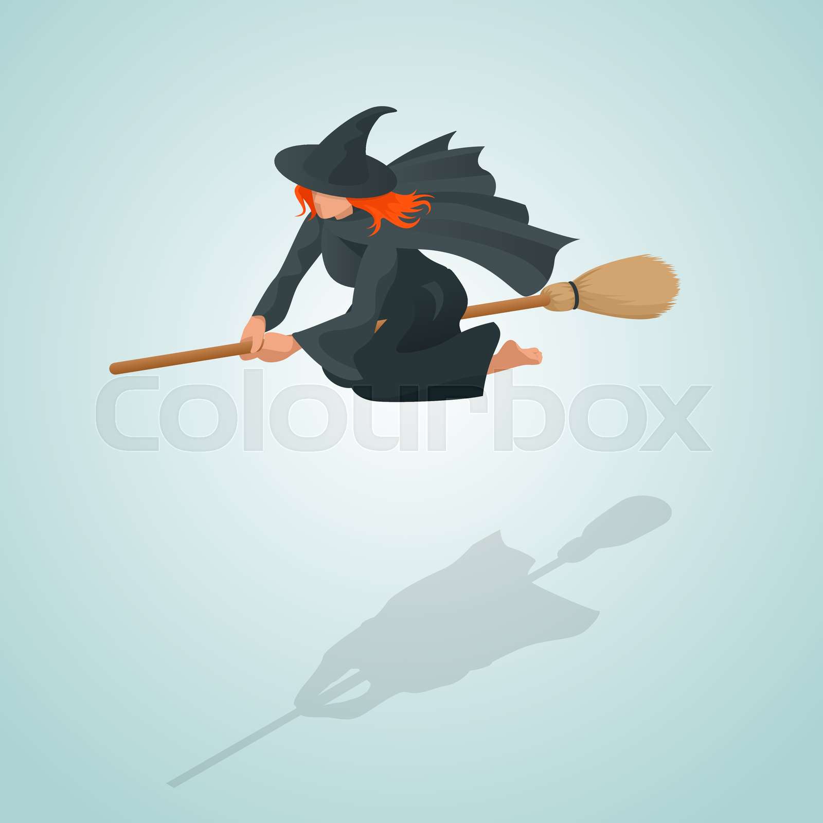 heks, tryllekunstner, heksekunster | Stock vektor | Colourbox