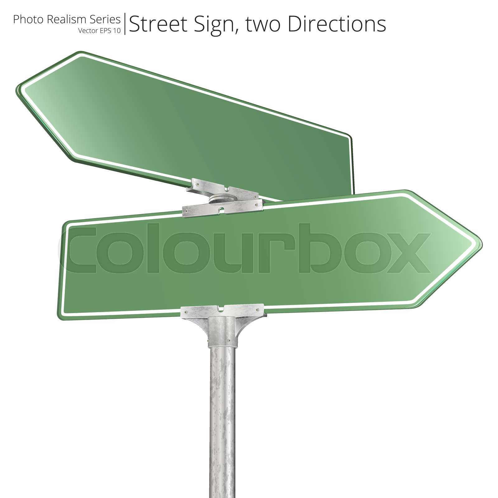 Vector Street Sign. | Stock vector | Colourbox