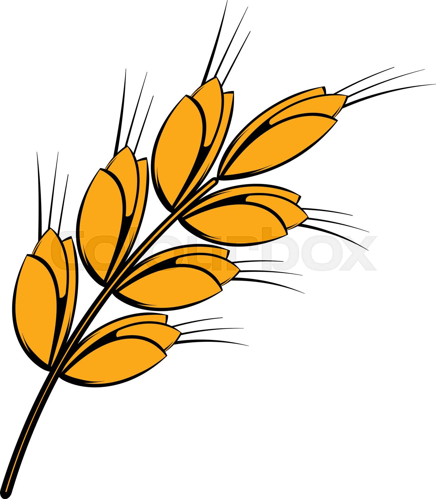 Ear of barley icon, icon cartoon | Stock vector | Colourbox