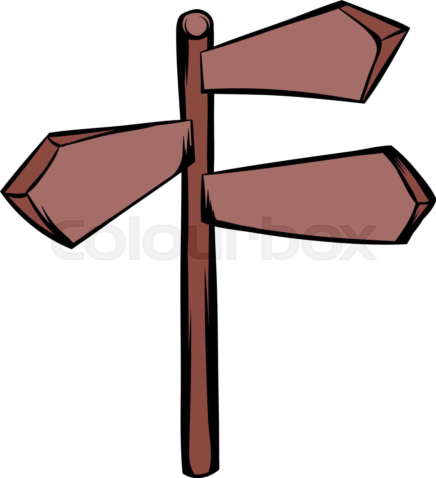 Direction signs icon cartoon | Stock vector | Colourbox