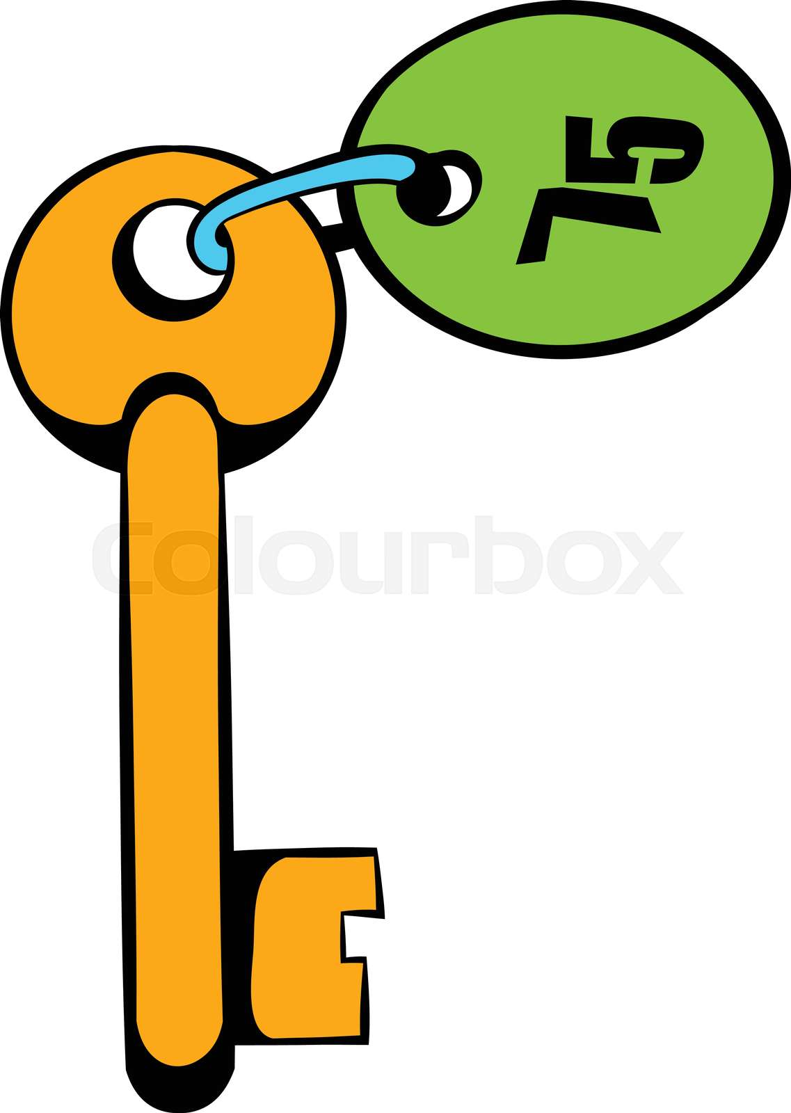 Key room icon cartoon | Stock vector | Colourbox