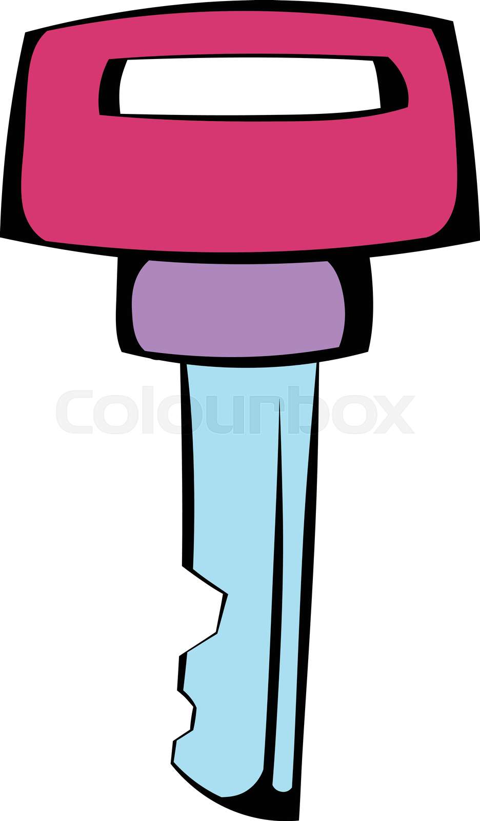 Ignition key icon, icon cartoon | Stock vector | Colourbox