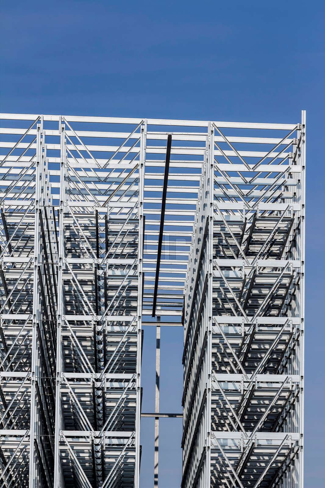 construction of a rack warehouse | Stock image | Colourbox