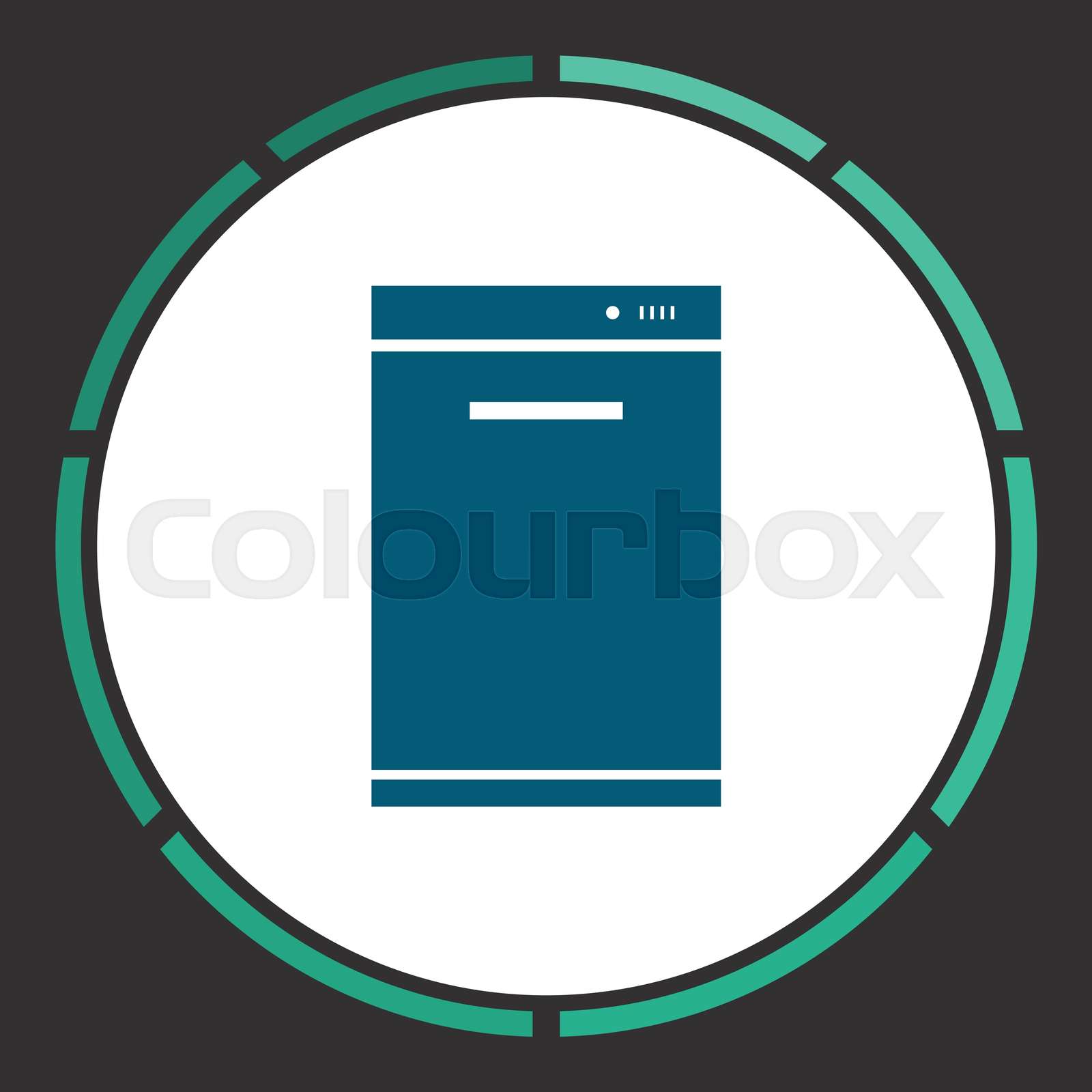 Dishwasher Icon Vector | Stock vector | Colourbox