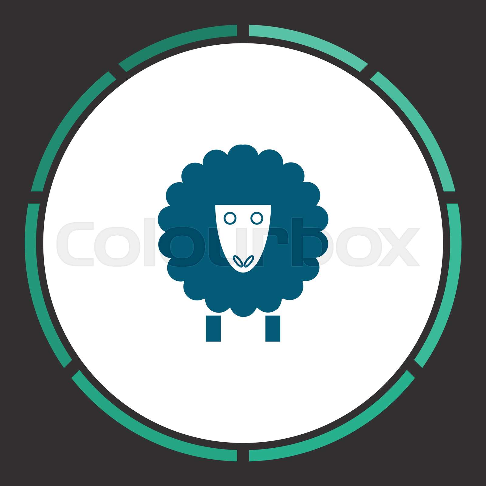 Lamb Icon Vector | Stock vector | Colourbox
