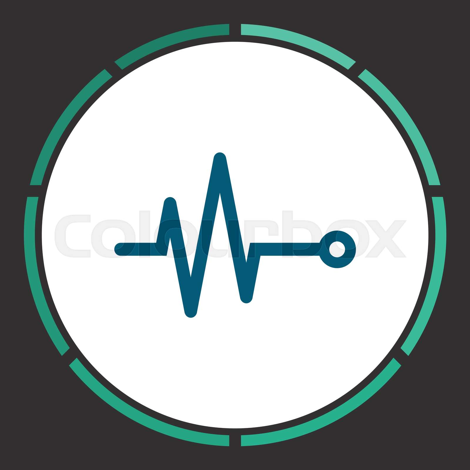 Pulse Icon Vector | Stock vector | Colourbox