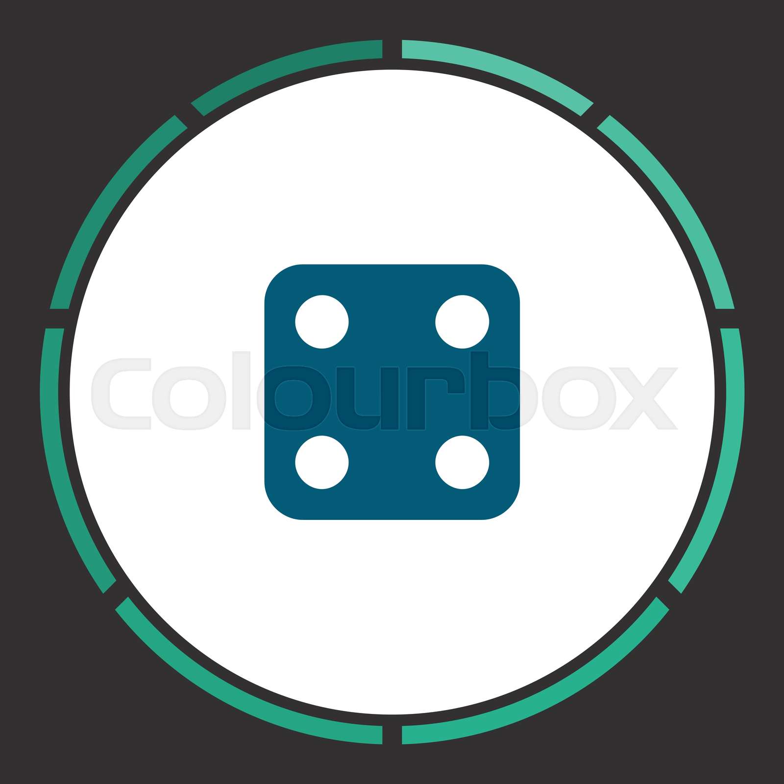Dice Icon Vector | Stock vector | Colourbox