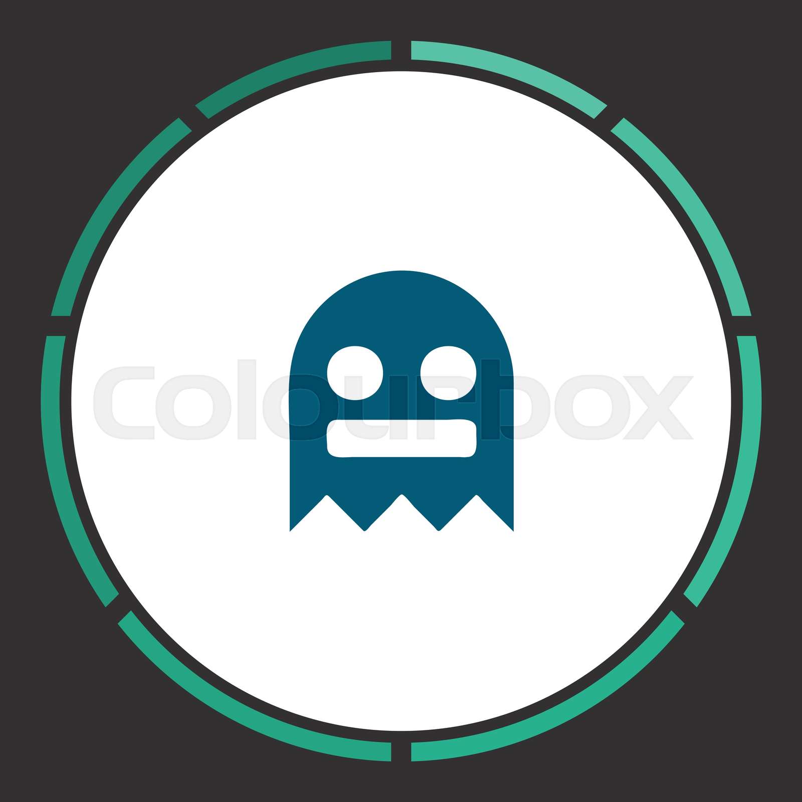 Spook Icon Vector | Stock vector | Colourbox