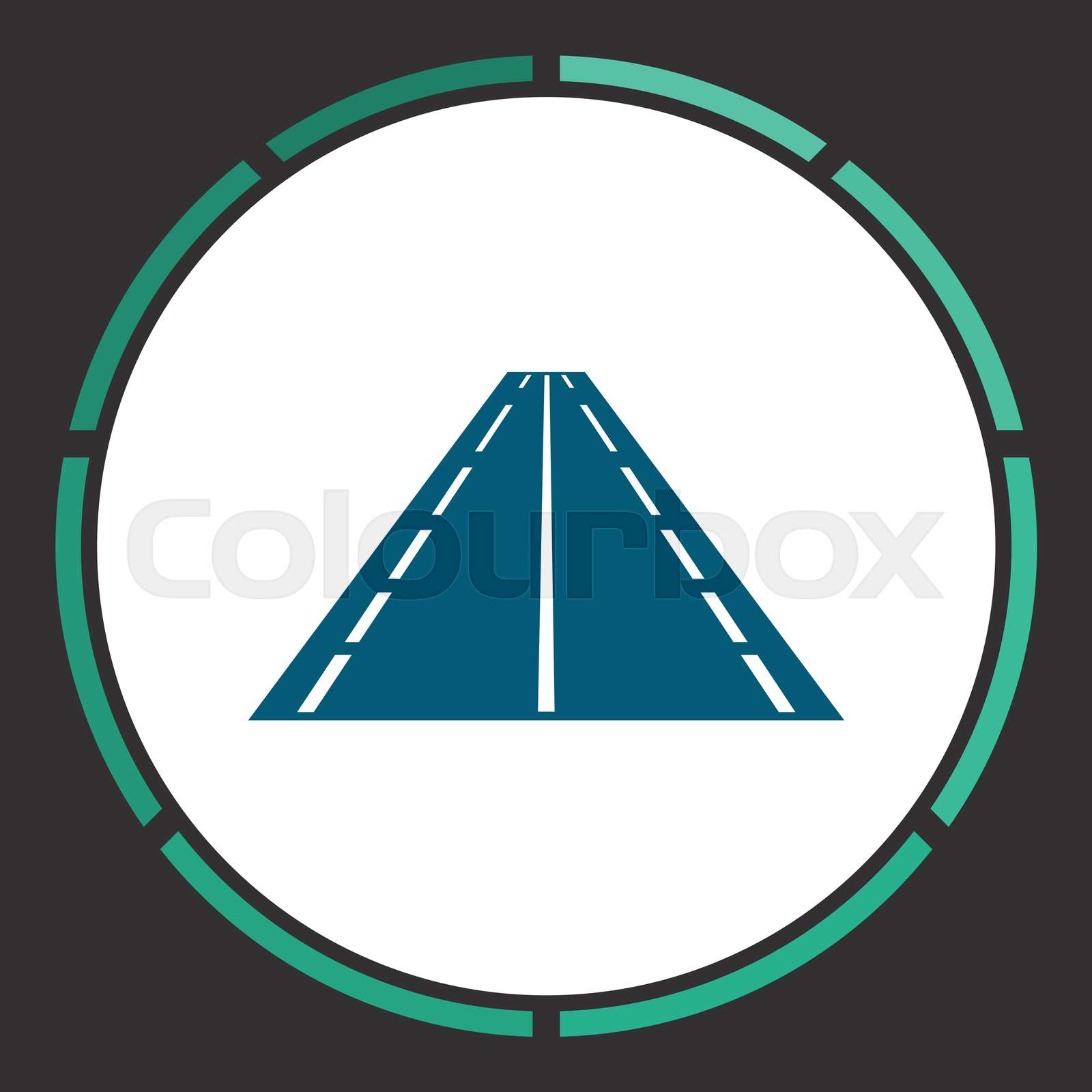 Highway Icon Vector | Stock vector | Colourbox