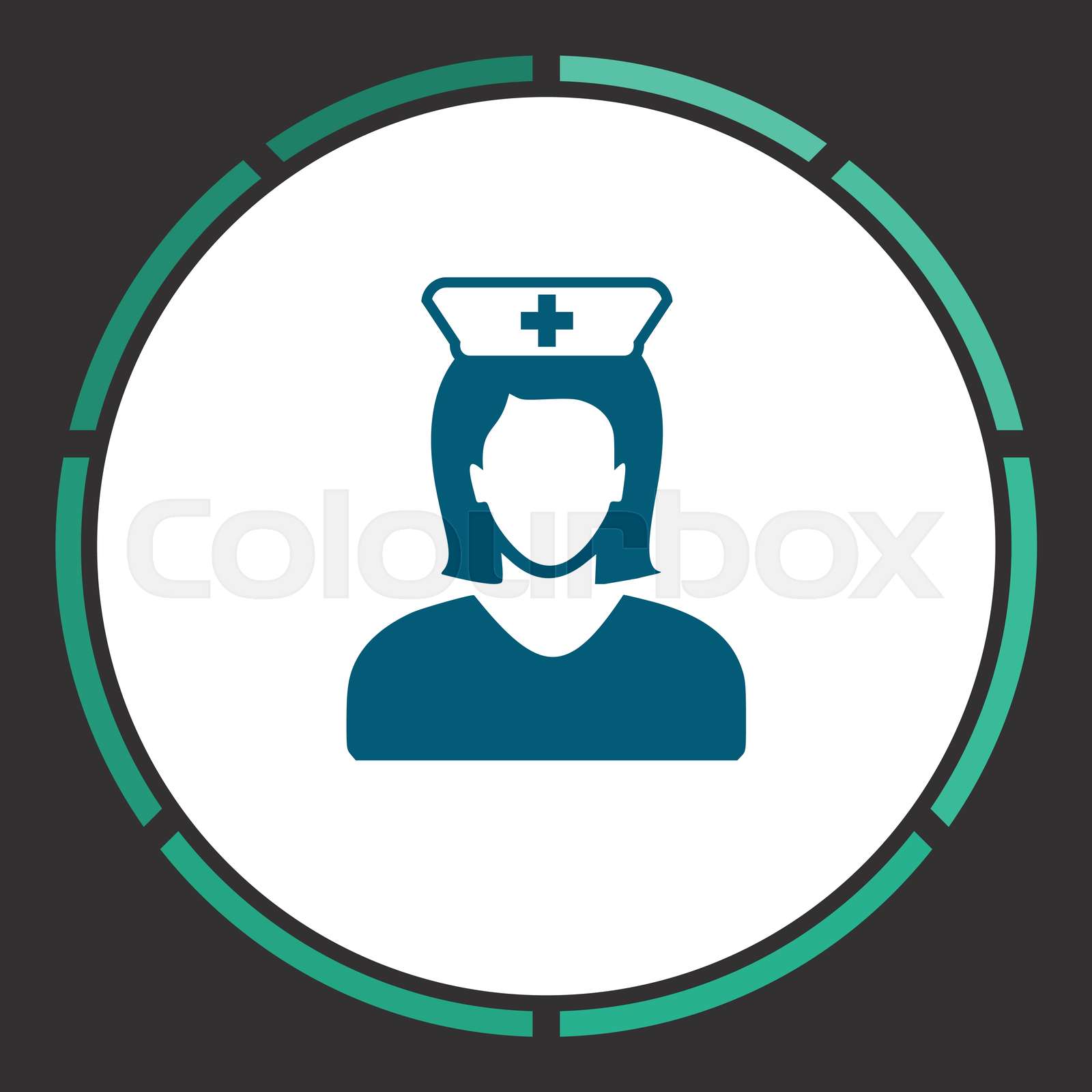 Nurse Icon Vector | Stock vector | Colourbox