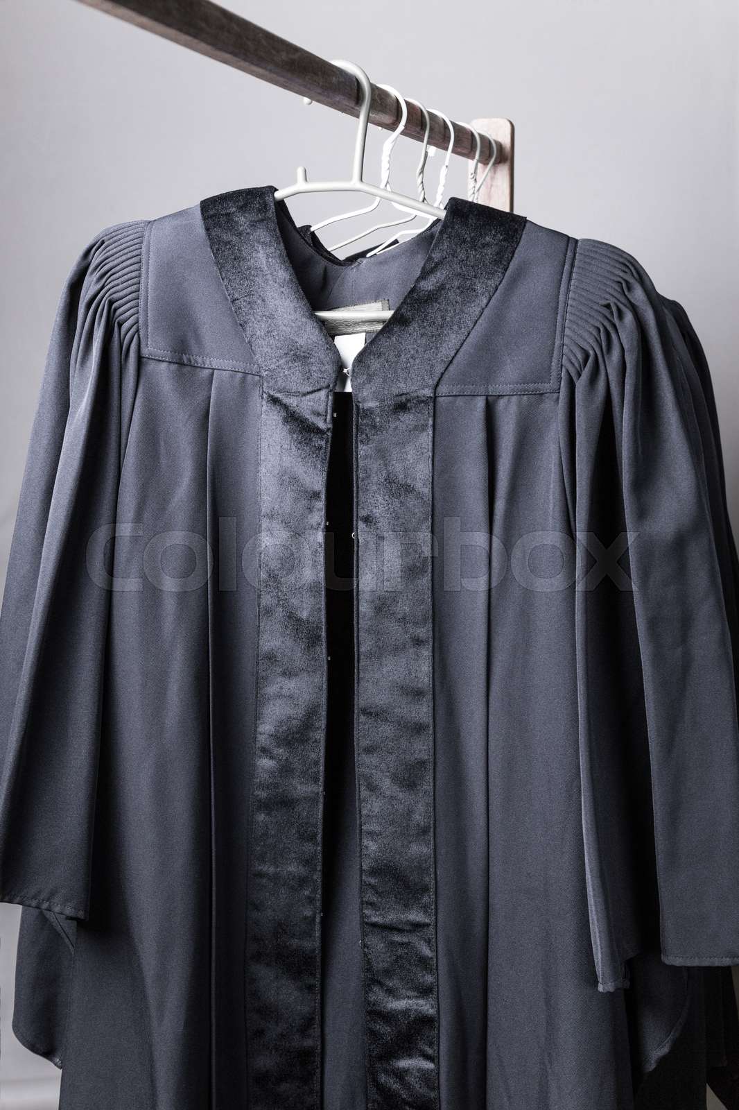 black graduation gowns | Stock image | Colourbox