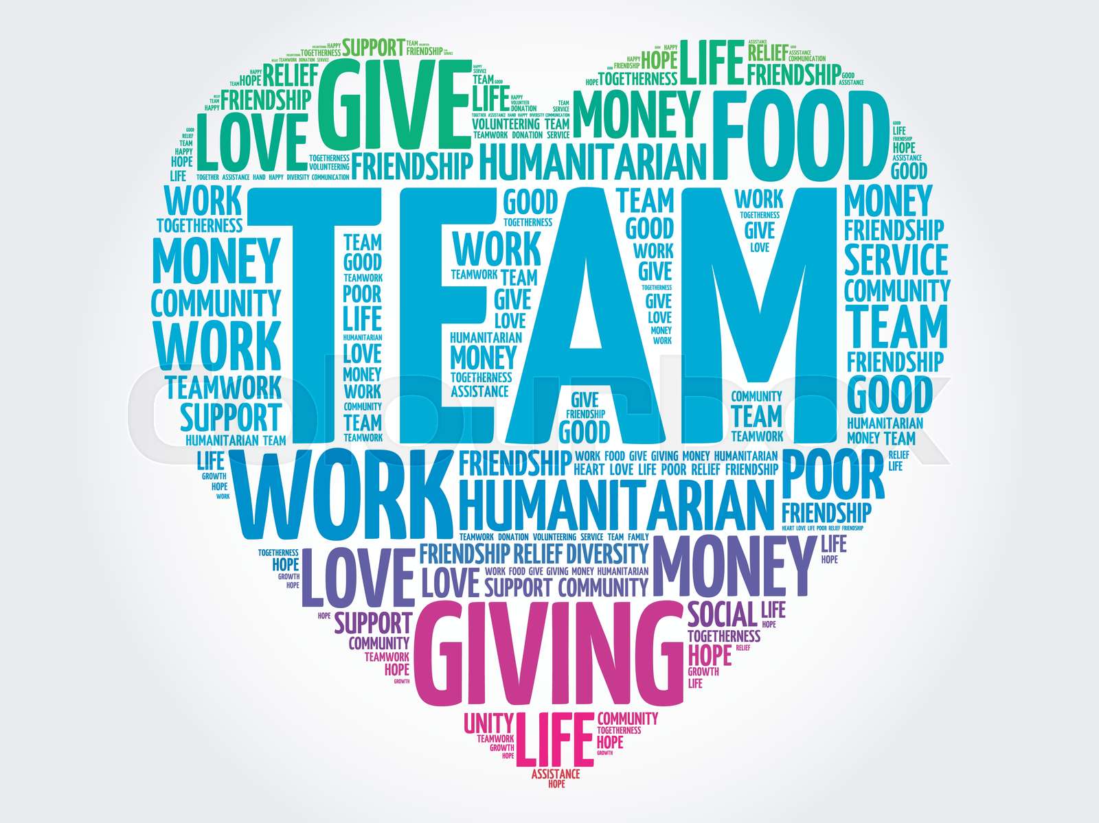 TEAM word cloud | Stock vector | Colourbox