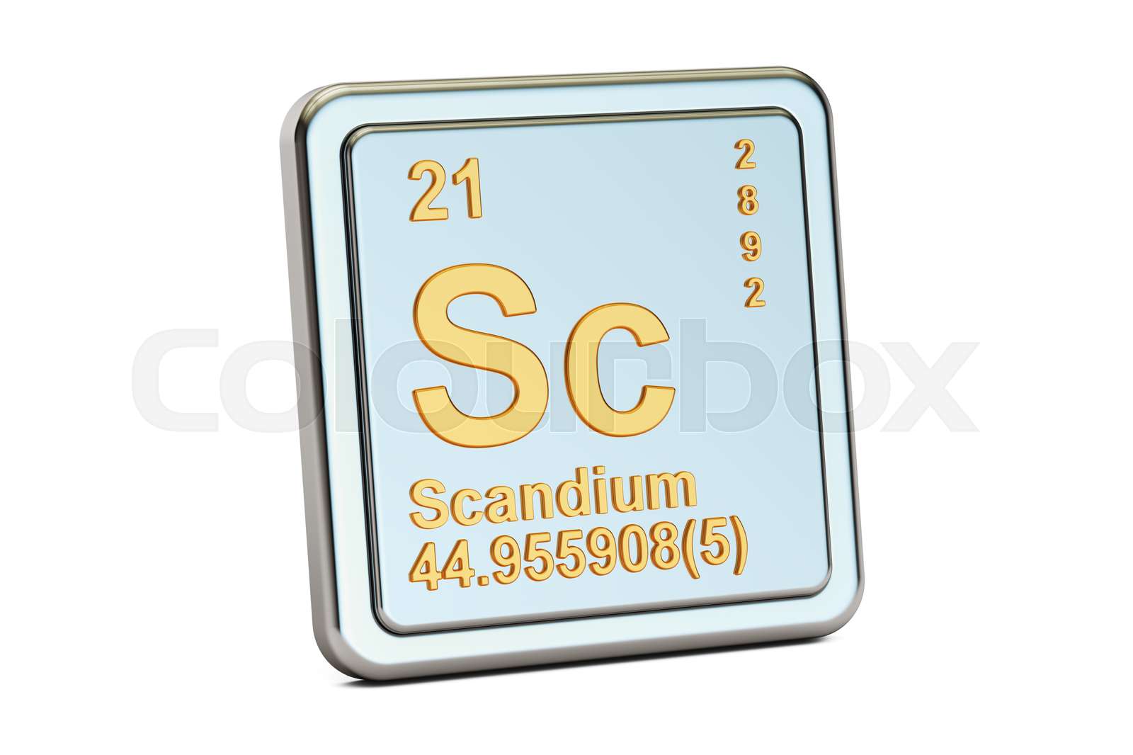 Scandium Element Symbol