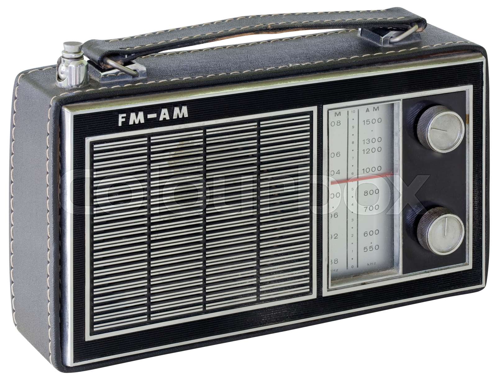 Black Portable Radio Cutout | Stock image | Colourbox