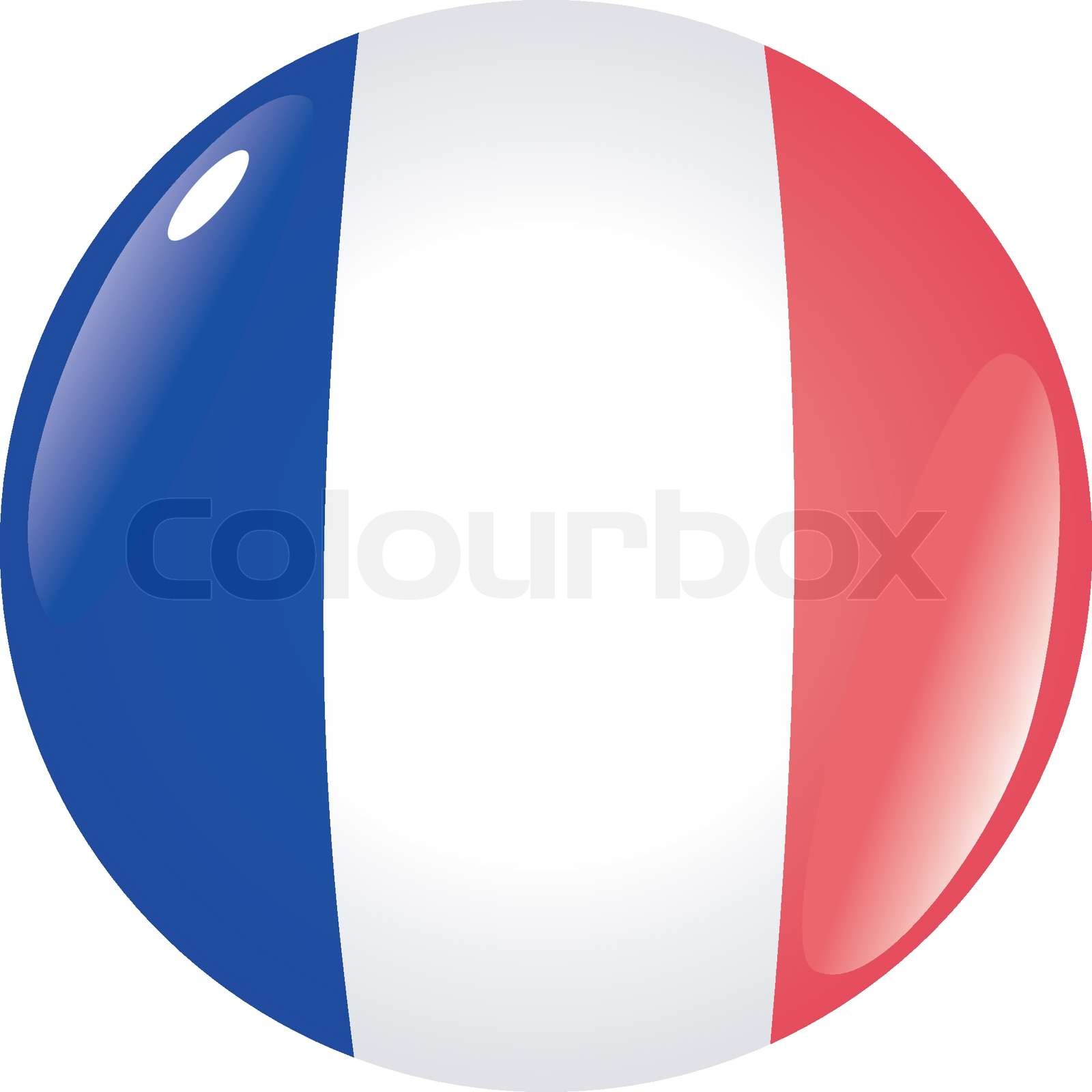 button of France | Stock vector | Colourbox
