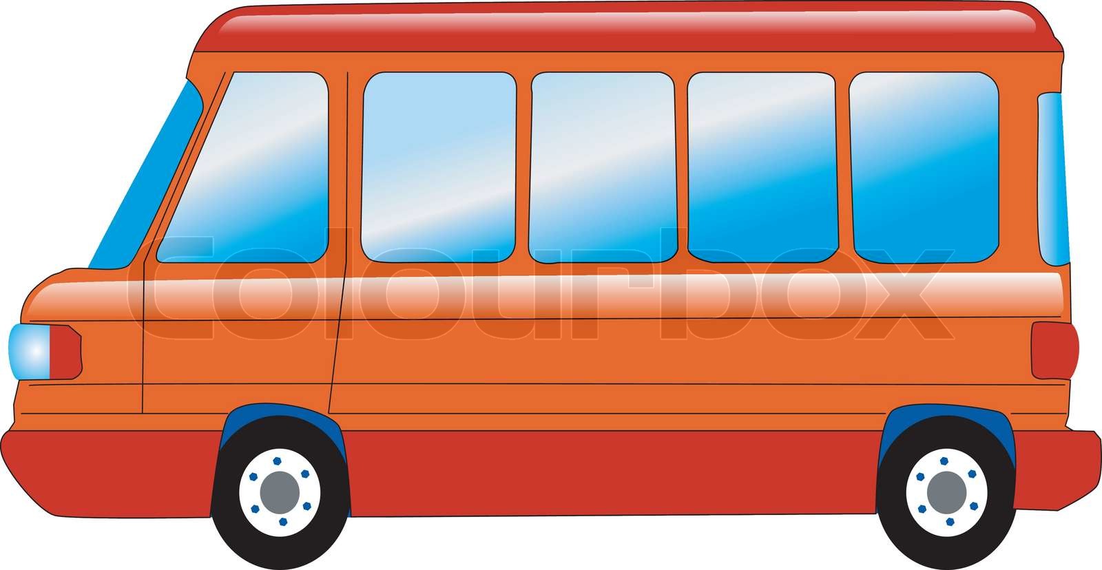 microbus | Stock vektor | Colourbox