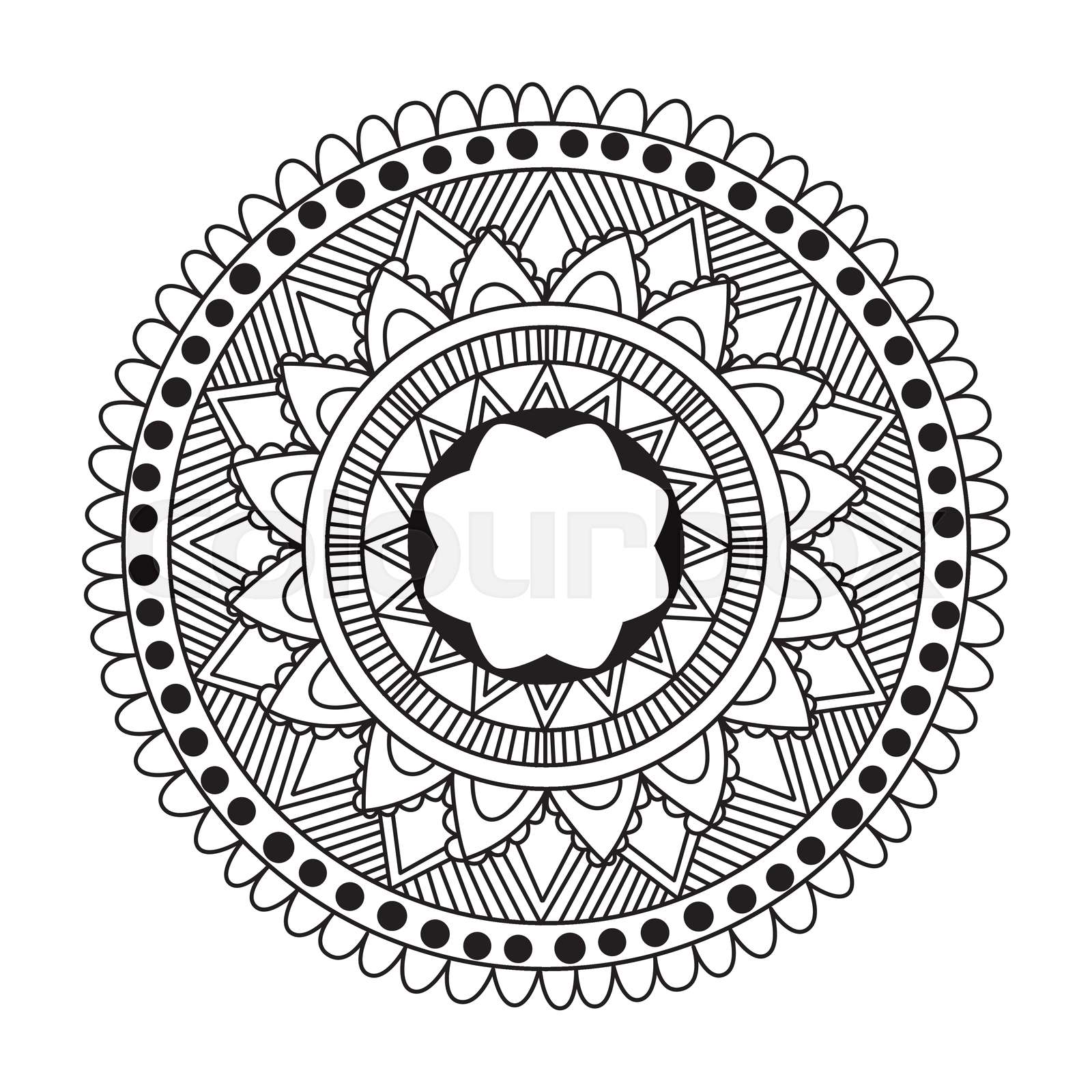 Zentangle Mandala