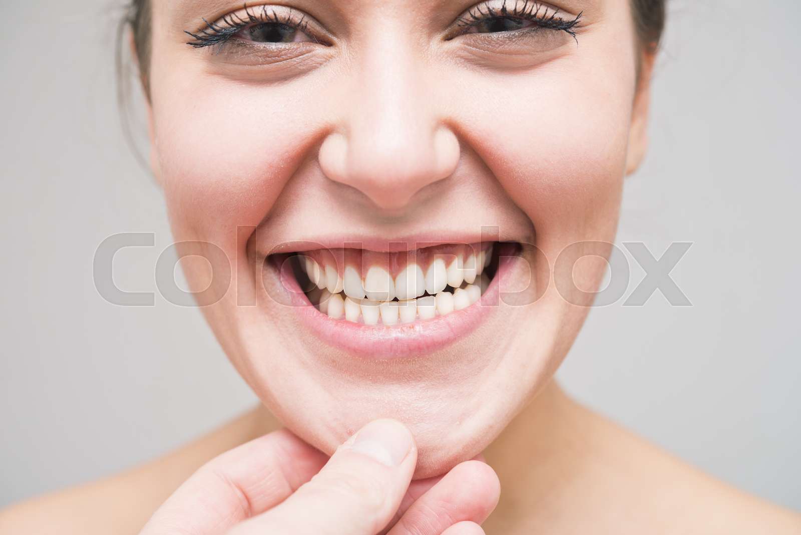 checking the teeth | Stock image | Colourbox