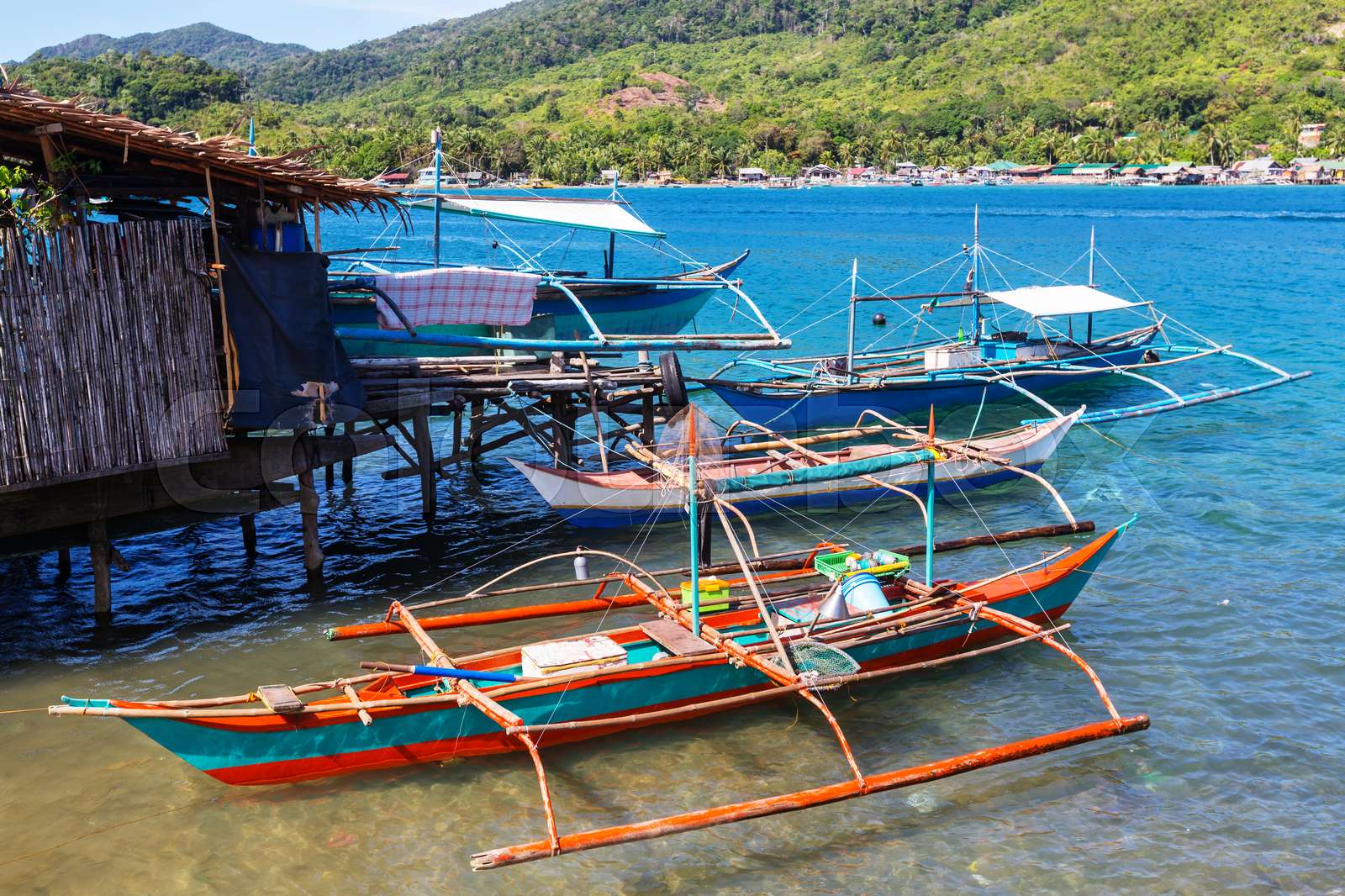 Boat in Philippines | Stock image | Colourbox