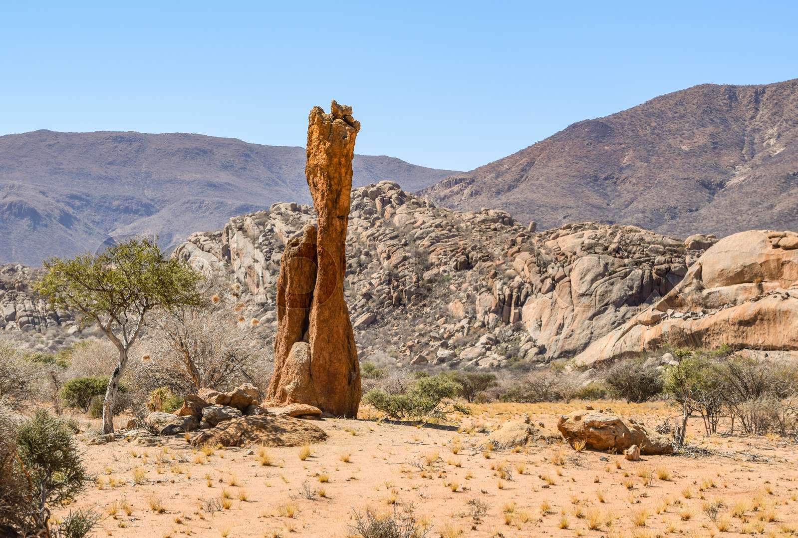 rock formation in Namibia | Stock image | Colourbox