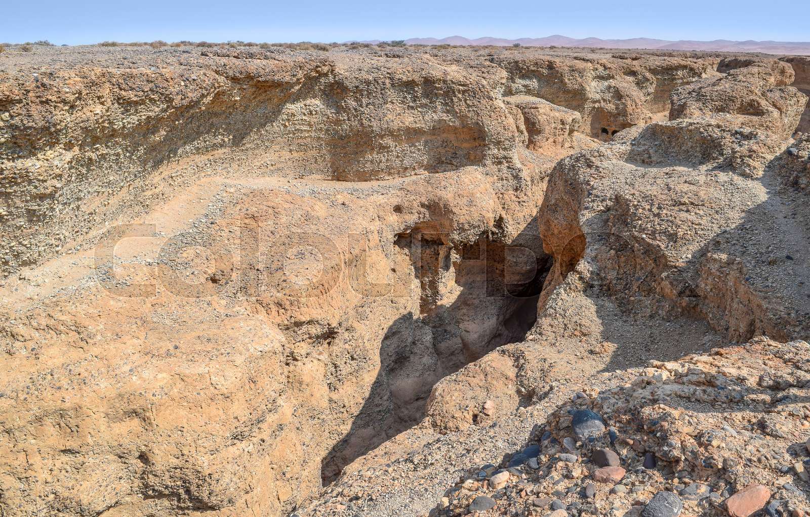 rock formation in Namibia | Stock image | Colourbox