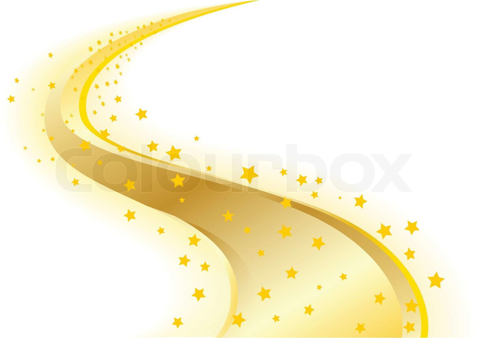 Vector wavy abstract background with star clip-art | Stock vector ...