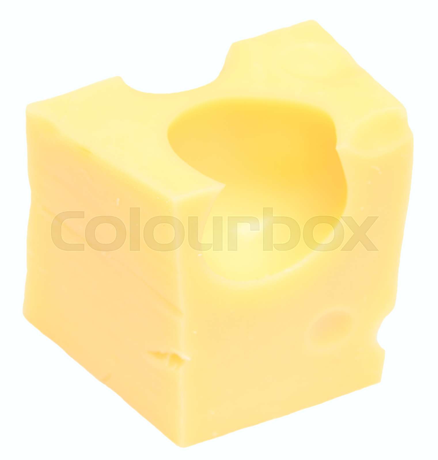 cheese cube | Stock image | Colourbox