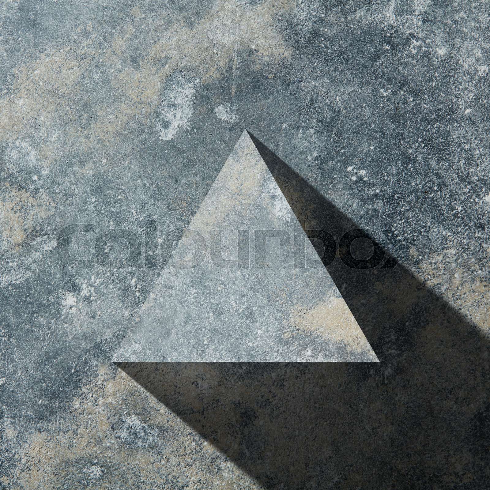 granite dark triangle | Stock image | Colourbox